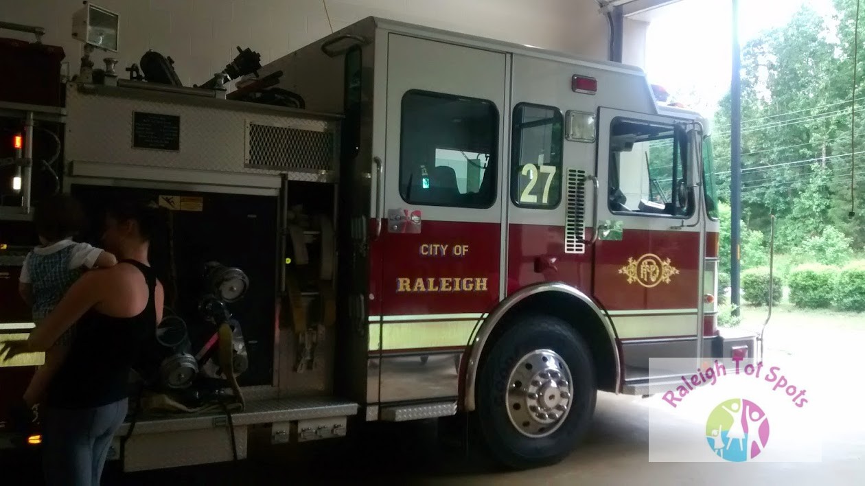 Fire Station Tour - Raleigh Tot Spots